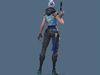 Jett rig VALORANT free VR / AR / low-poly 3D model rigged | CGTrader