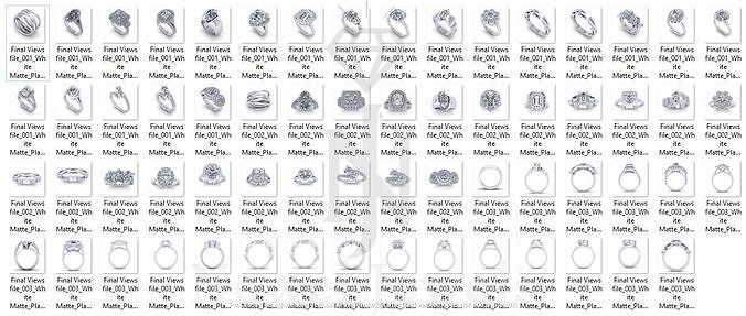 jewelicious-006 20 plus 3d digital CAD model STL file 3D model 3D ...