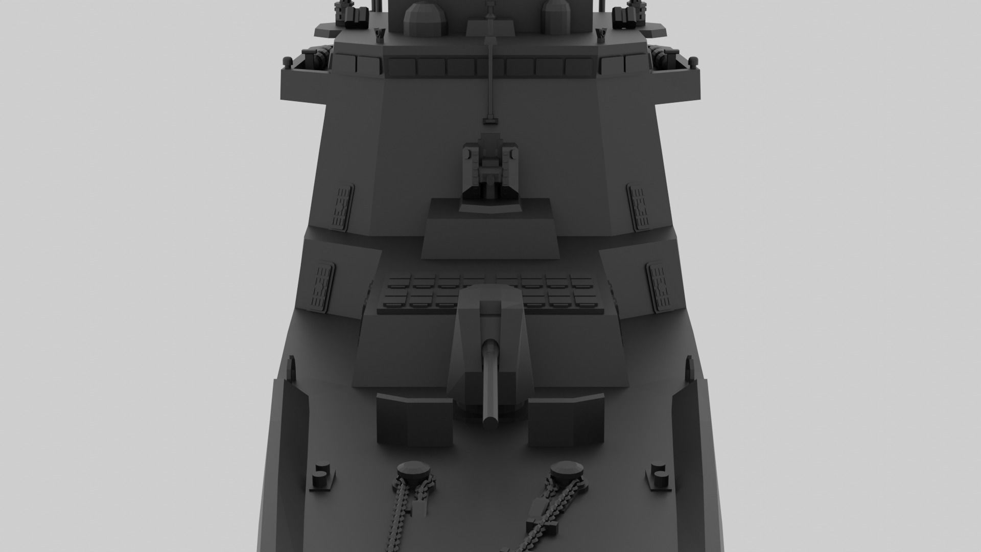 HHI KDDX class - Model for small scale printing 3D model 3D printable ...