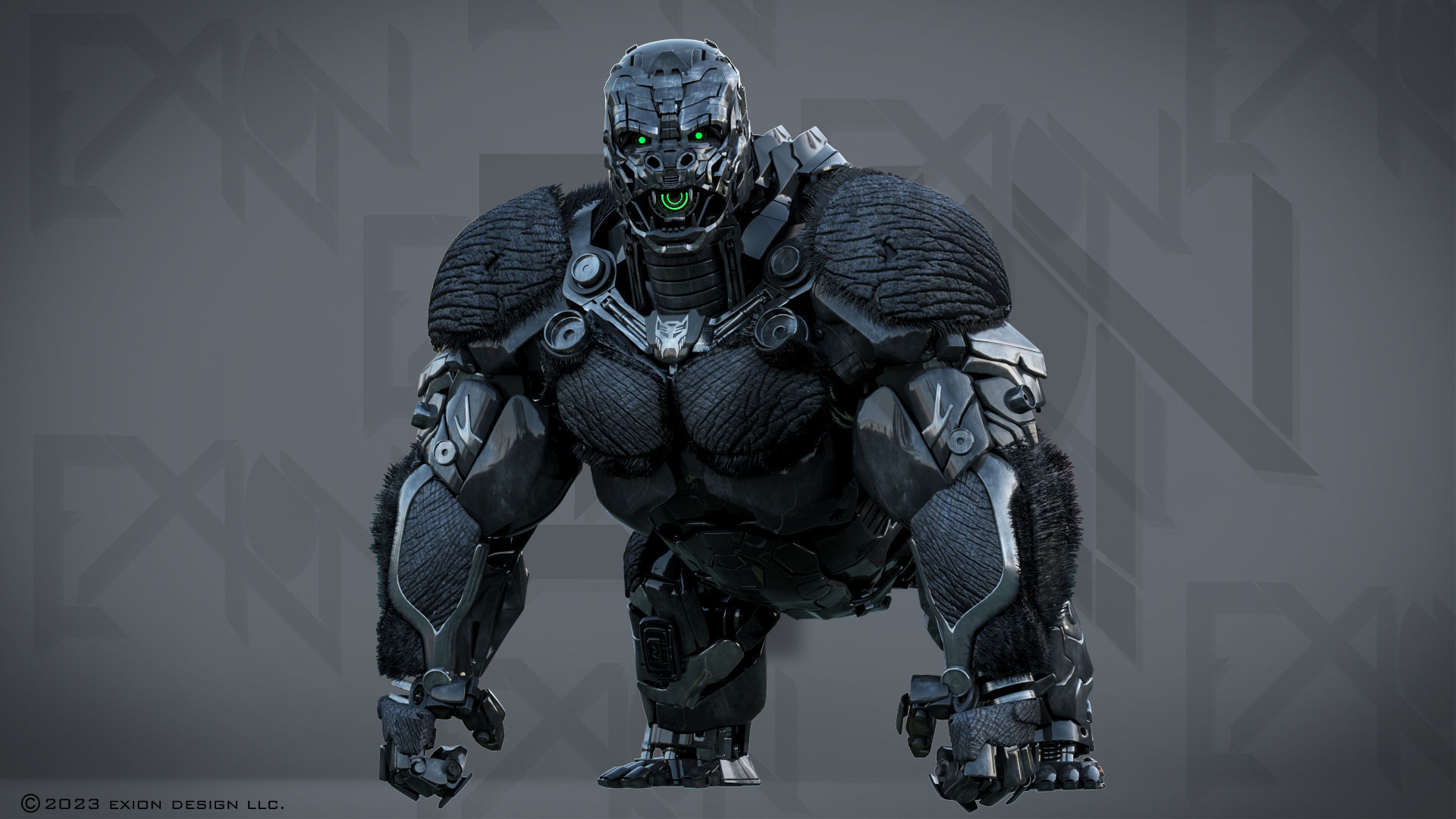 Transformers Optimus Primal ROTB Beast Form 3D model rigged | CGTrader