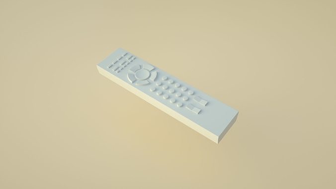 remote control 3D model | CGTrader