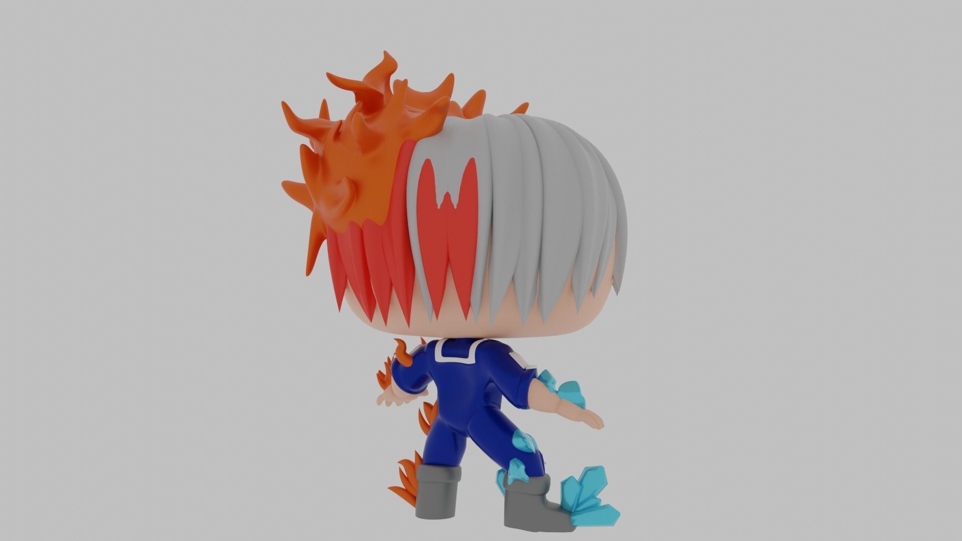 Shoto Todoroki funko pop 3D model | CGTrader