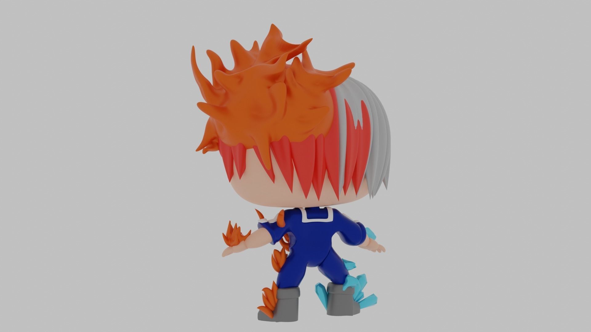 Shoto Todoroki funko pop 3D model | CGTrader