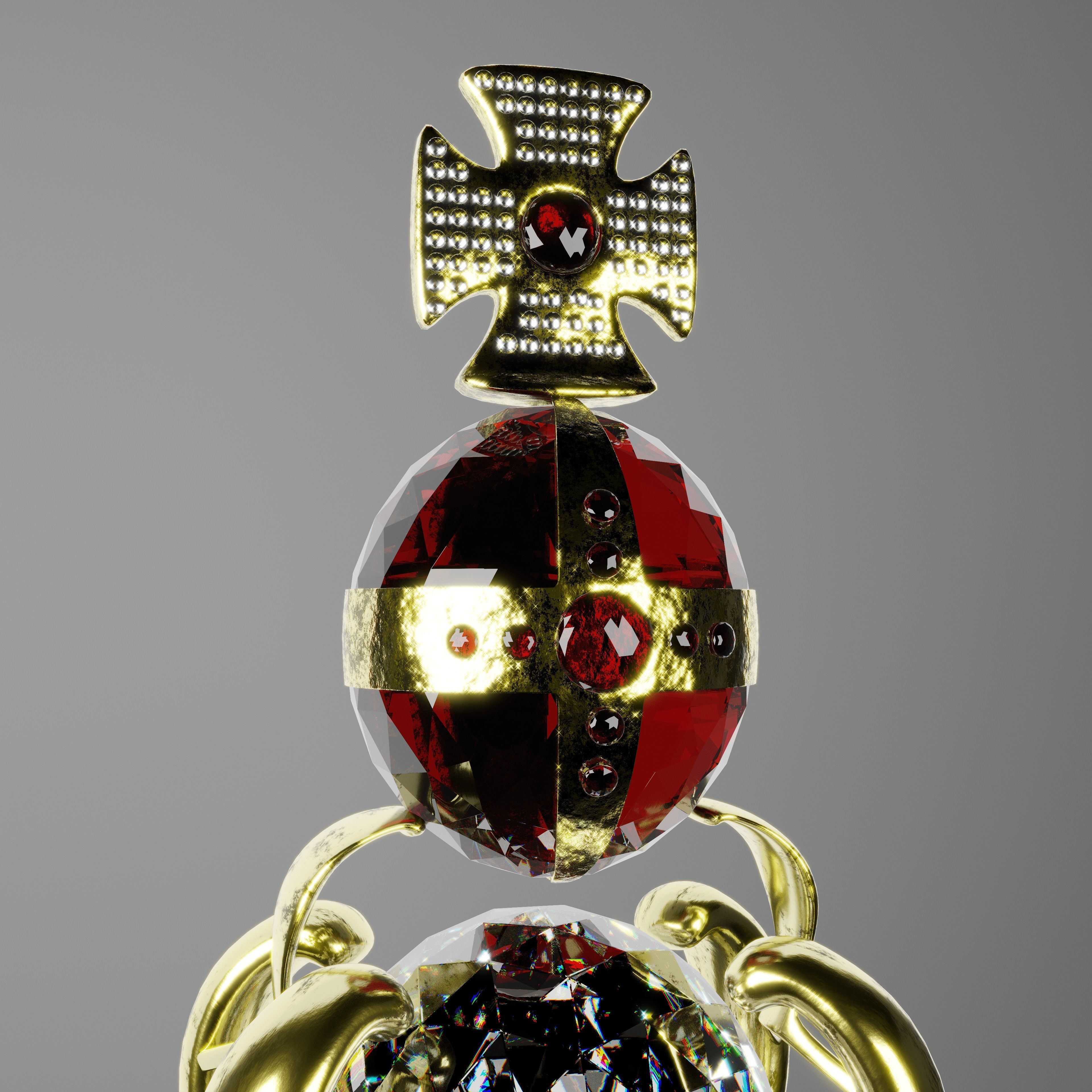 Scepter 3d model 3D model | CGTrader