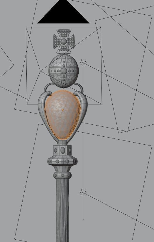 Scepter 3d model 3D model | CGTrader