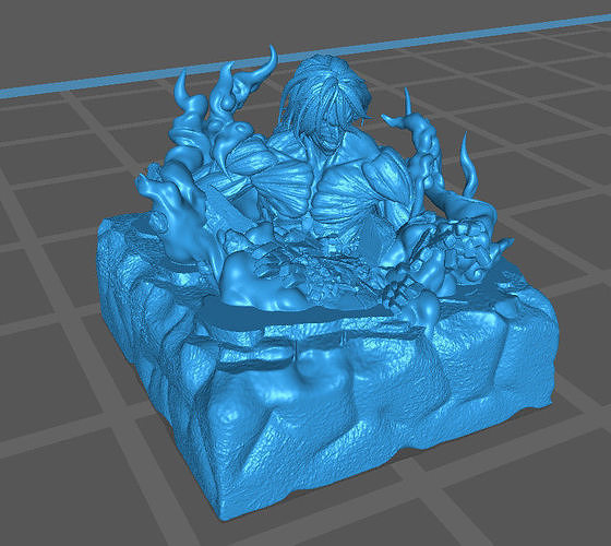 keycap resin Eren 3D model | CGTrader