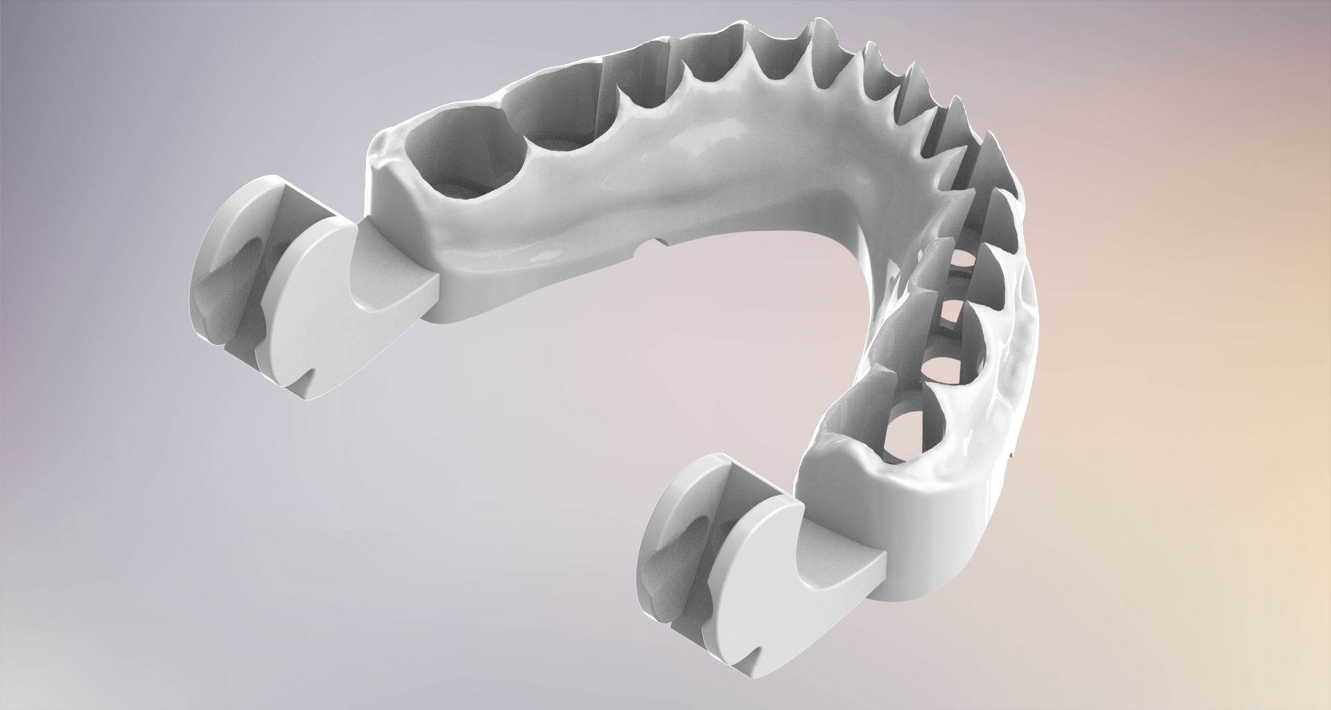 3D Dental Jaws Replica with Detachable Teeth 3D model 3D printable ...