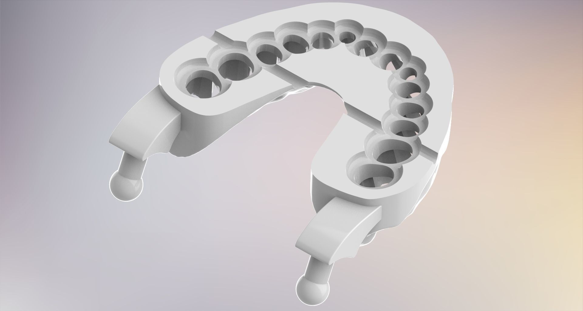 3D Dental Jaws Replica with Detachable Teeth 3D model 3D printable ...