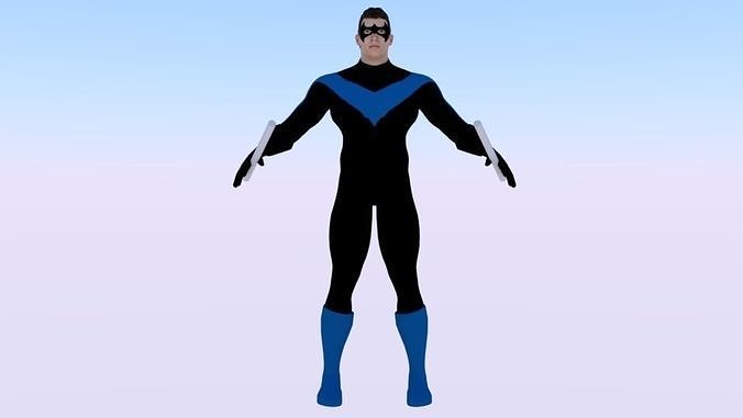 3D model Nightwing VR / AR / low-poly | CGTrader