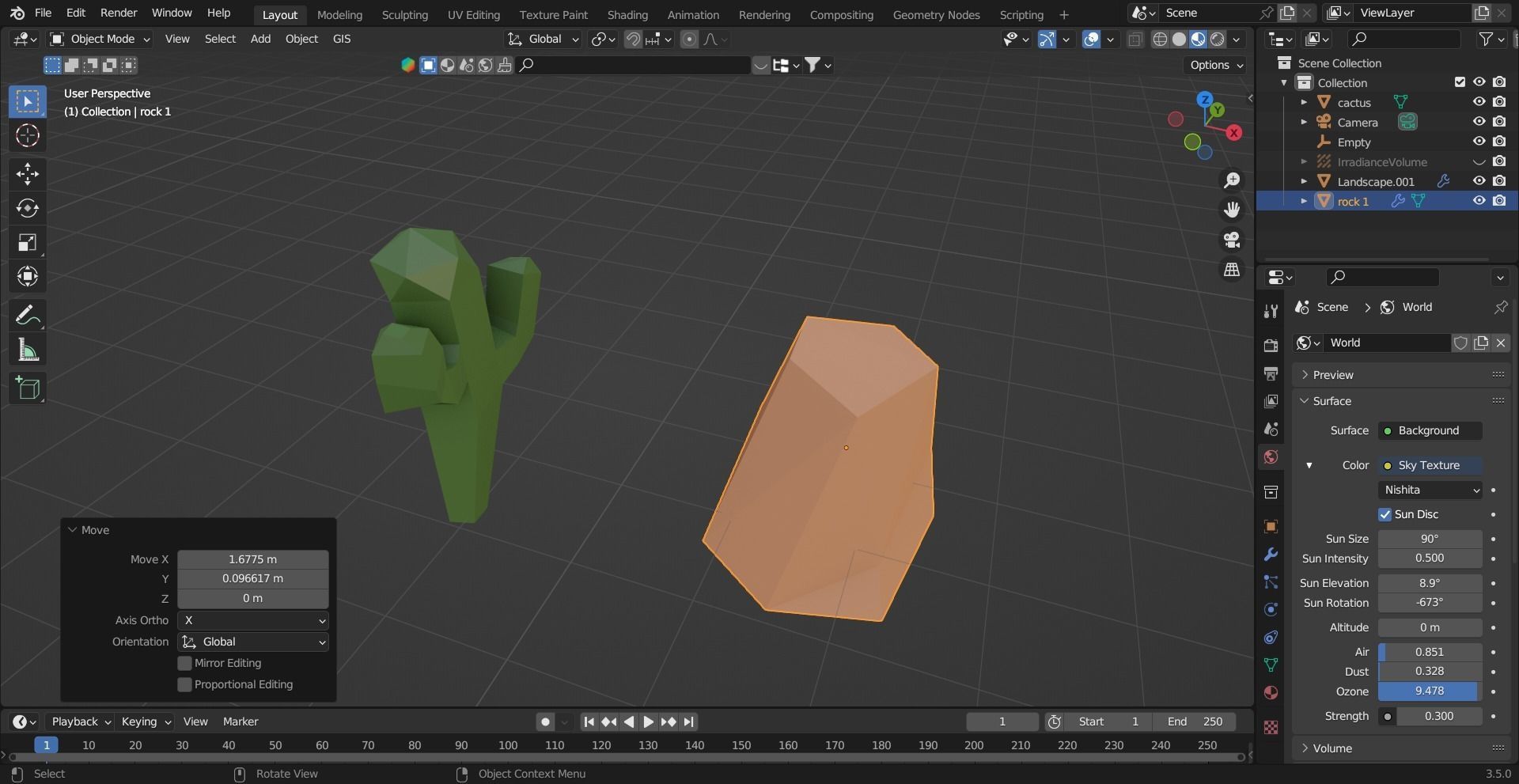 3D model Low poly Desert- Game Ready VR / AR / low-poly | CGTrader
