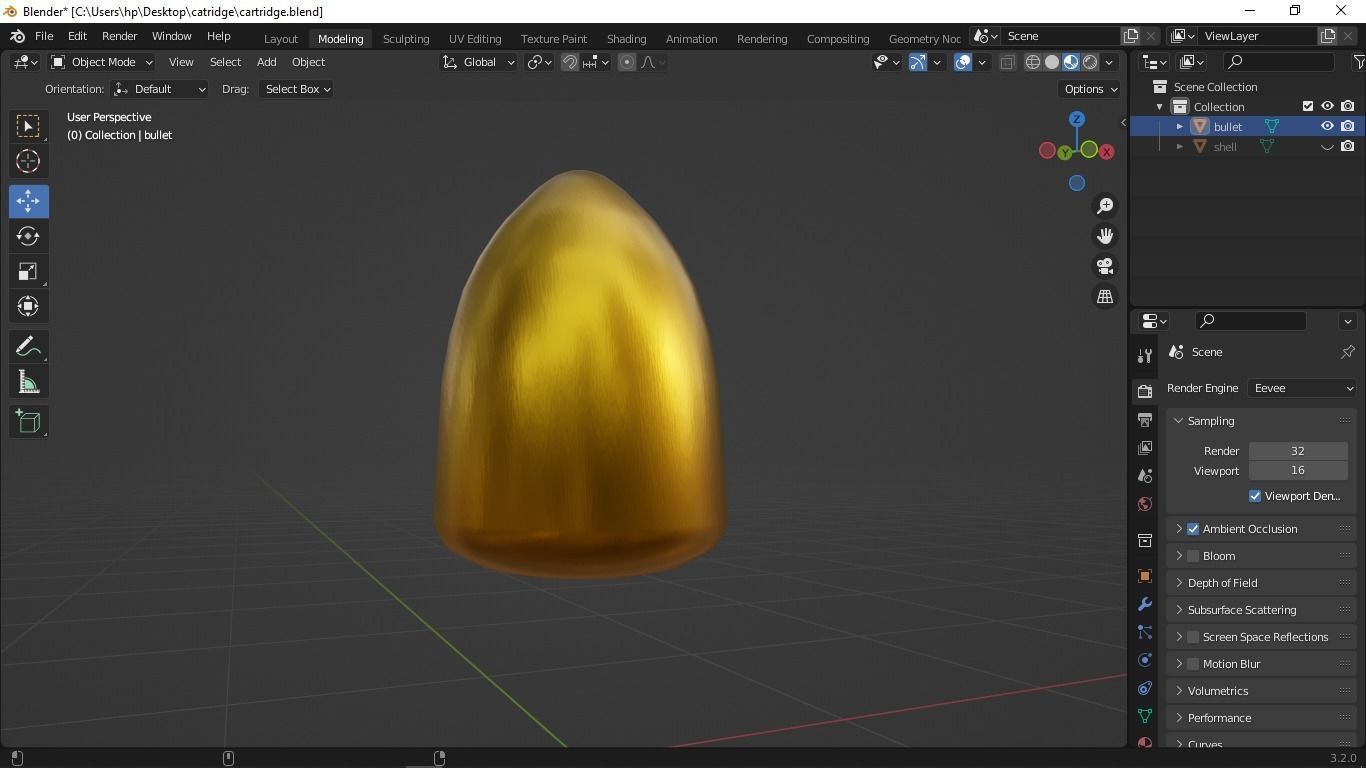 3D model 9mm Bullet 3D Model-Game Ready VR / AR / low-poly | CGTrader