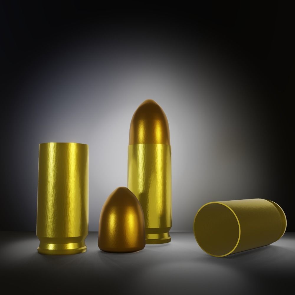3D model 9mm Bullet 3D Model-Game Ready VR / AR / low-poly | CGTrader