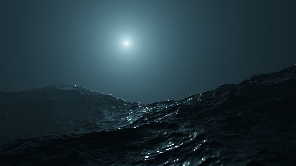 cinematic ocean 3D model animated | CGTrader