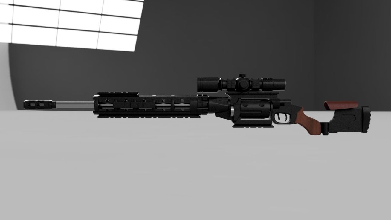 Outlaw Sniper Rifle - Call of Duty Mobile 3D Printable Model 3D model ...