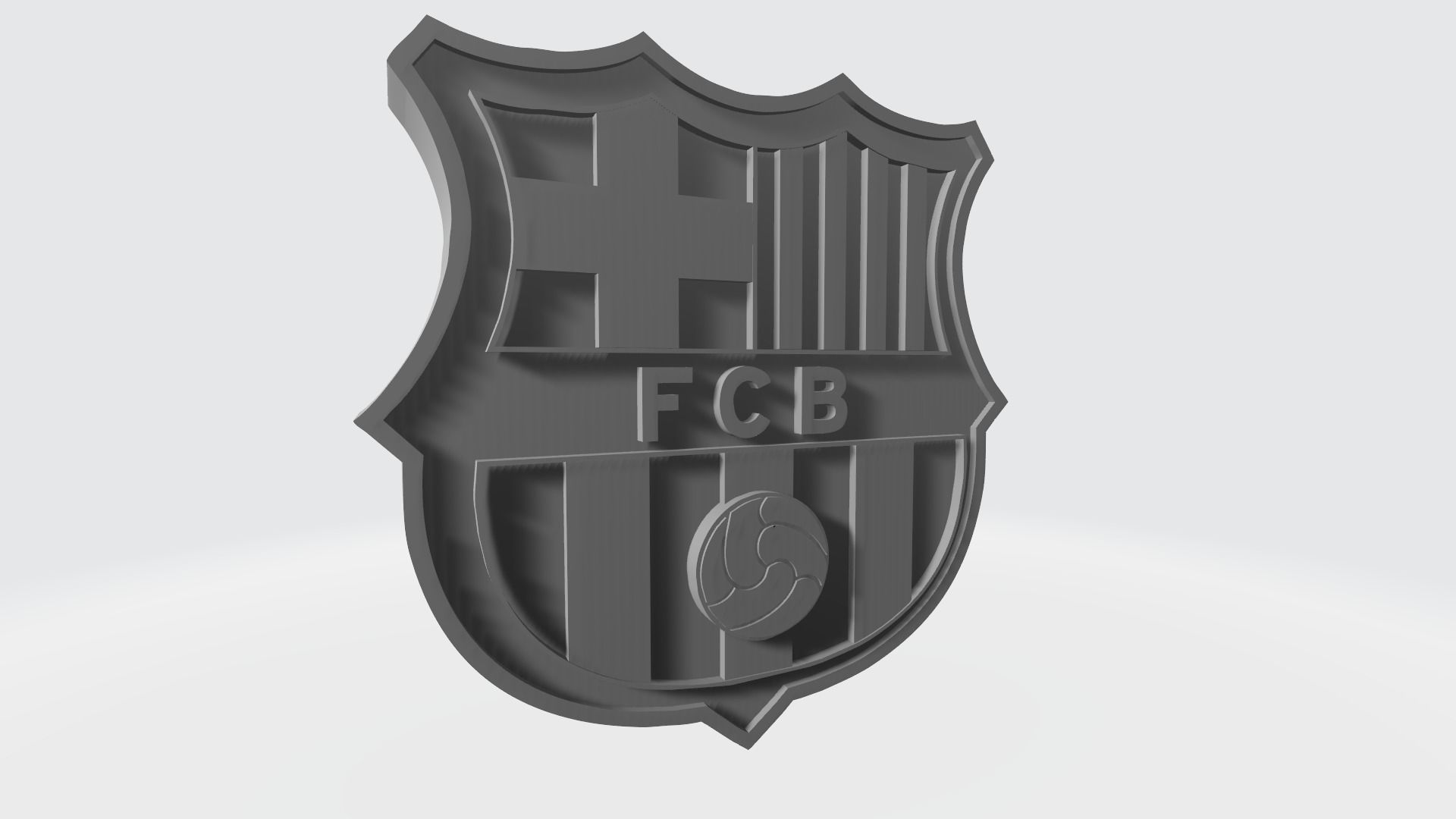 FC Barcelona 3D Logo 3D model | CGTrader