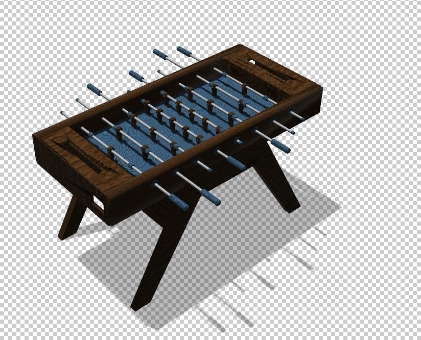 Foosball Table 3D model | CGTrader