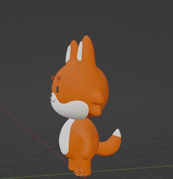 Small fox 3D model animated | CGTrader