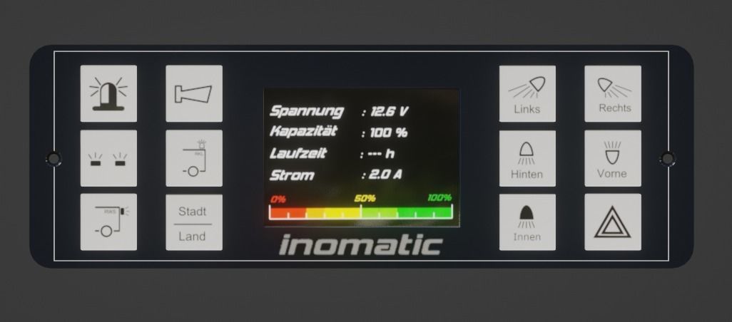 inomatic Bedienteil Serie 2000 - BT2012 3D model | CGTrader