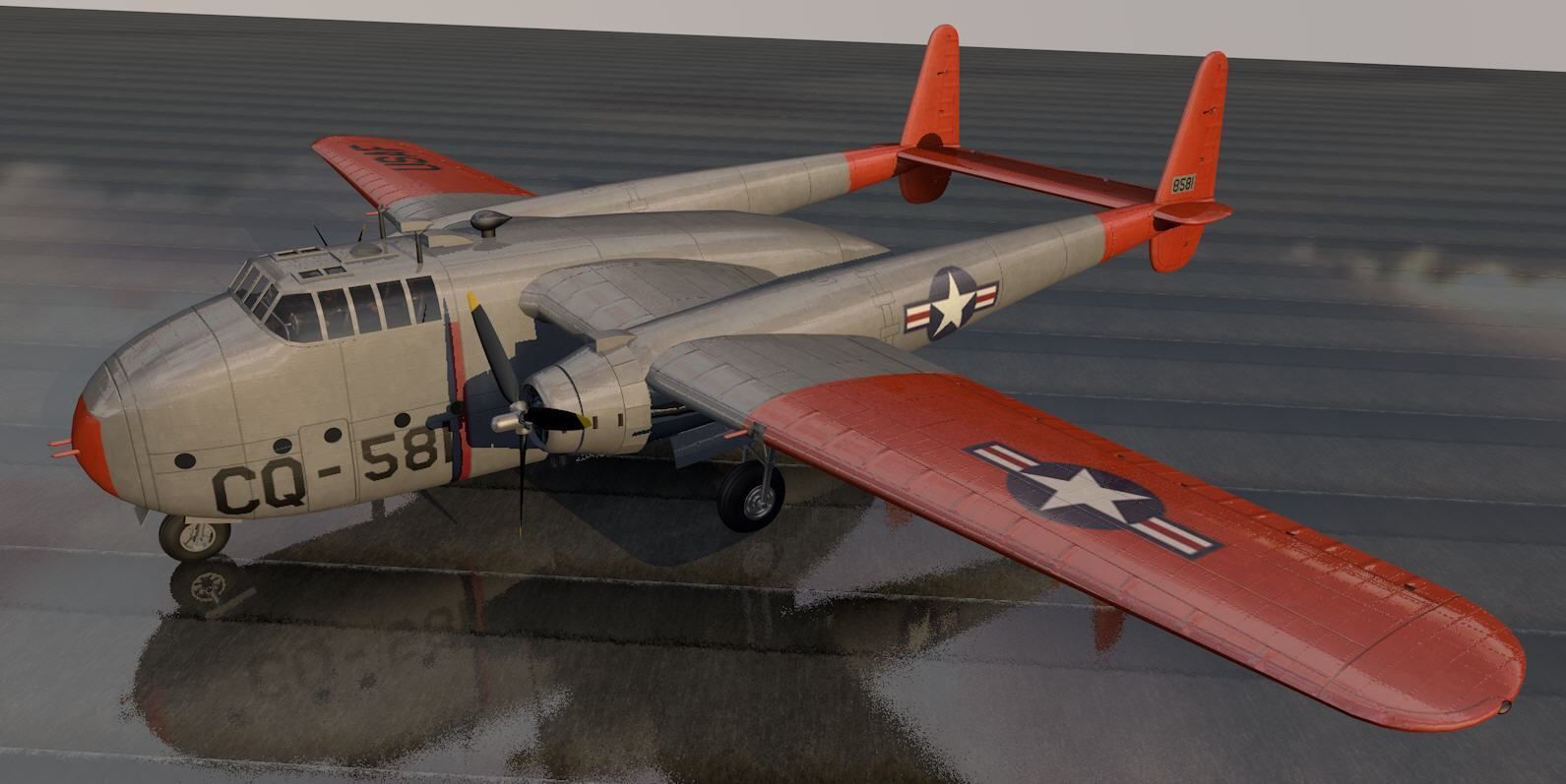 Fairchild C-82 Packet 3D model | CGTrader