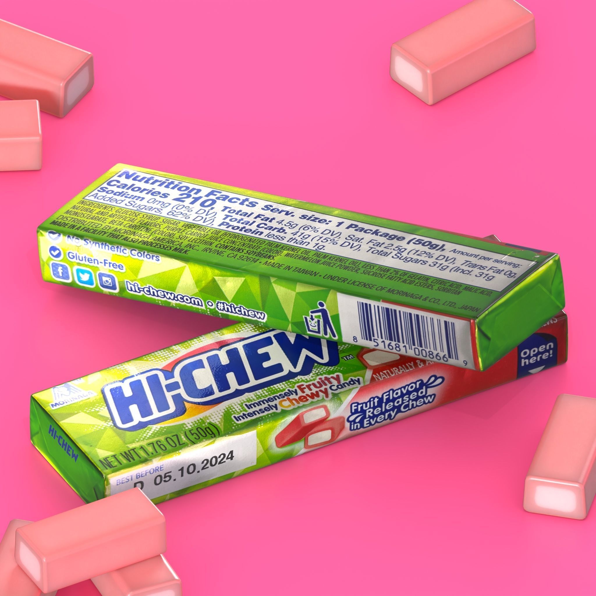 3D model HI-CHEW Candy VR / AR / low-poly | CGTrader
