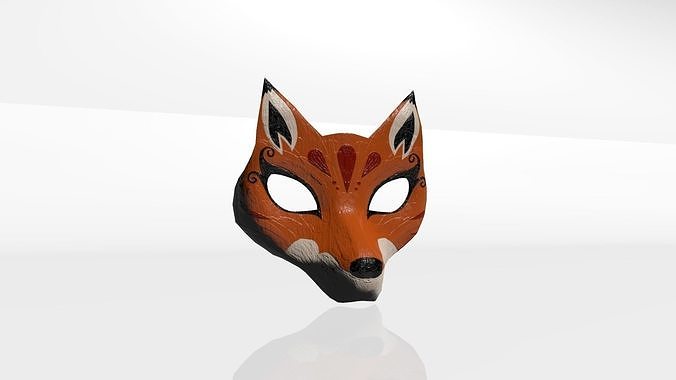 Fox Mask 3D model | CGTrader