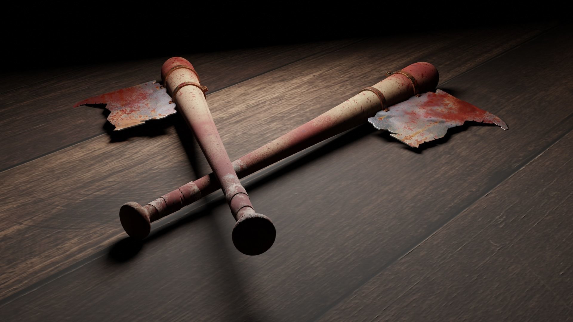 Post Apocalyptic Axe 3D model | CGTrader