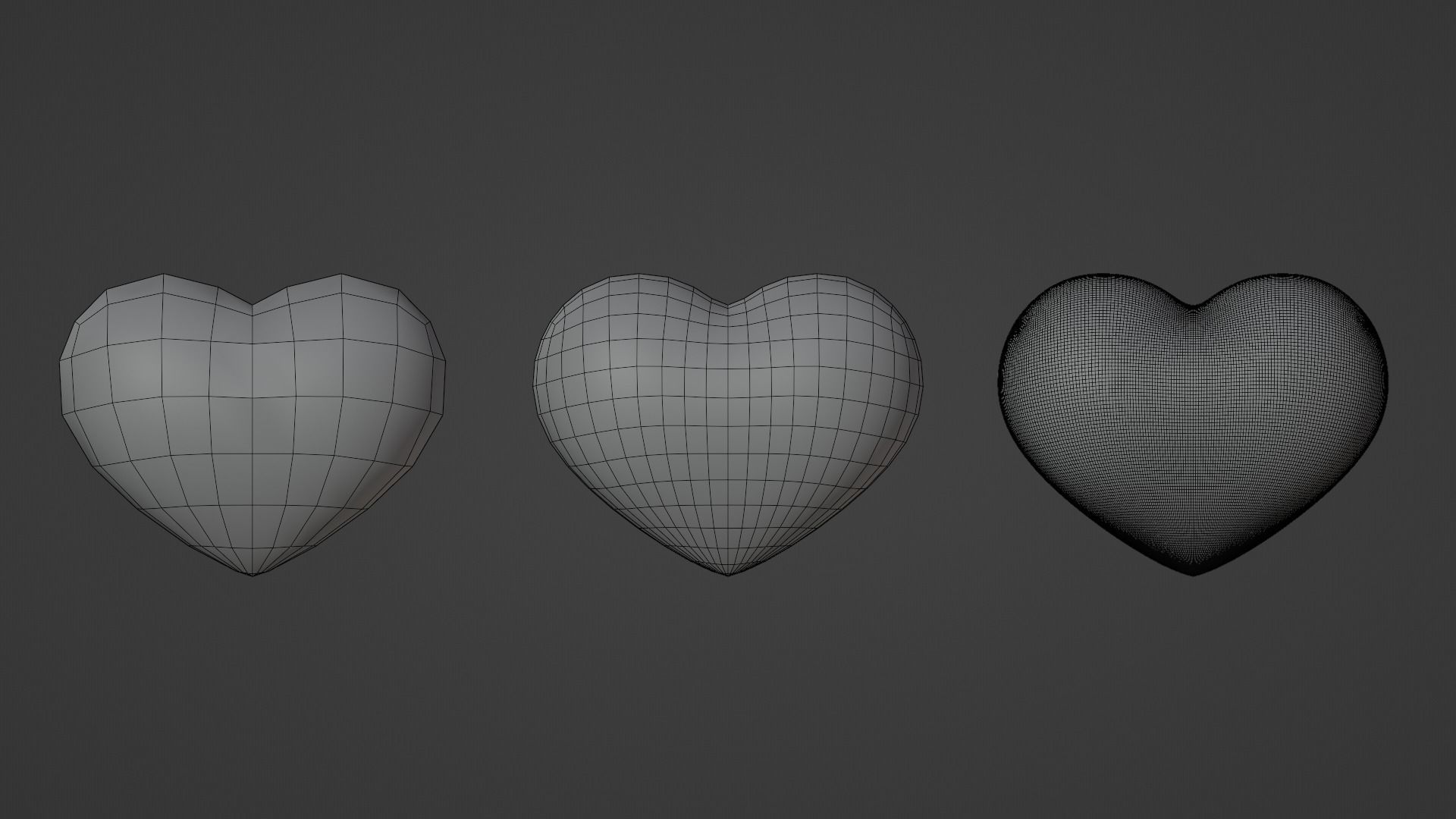 3D model Hearts Set 1 - Animated Particle System Included VR / AR / low ...
