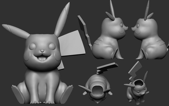 Pikachu 3D model | CGTrader