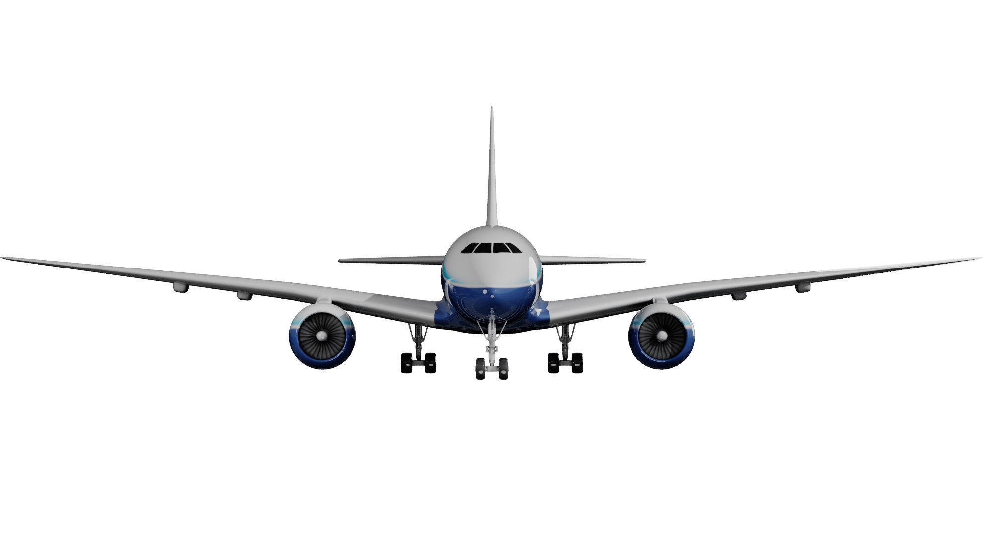 3D model High-Fidelity Boeing 3D Aircraft Model VR / AR / low-poly ...