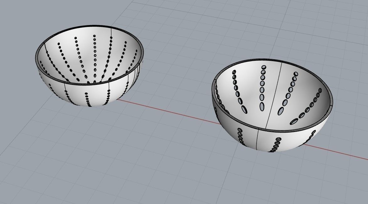 perforated hemisphere free 3D model | CGTrader