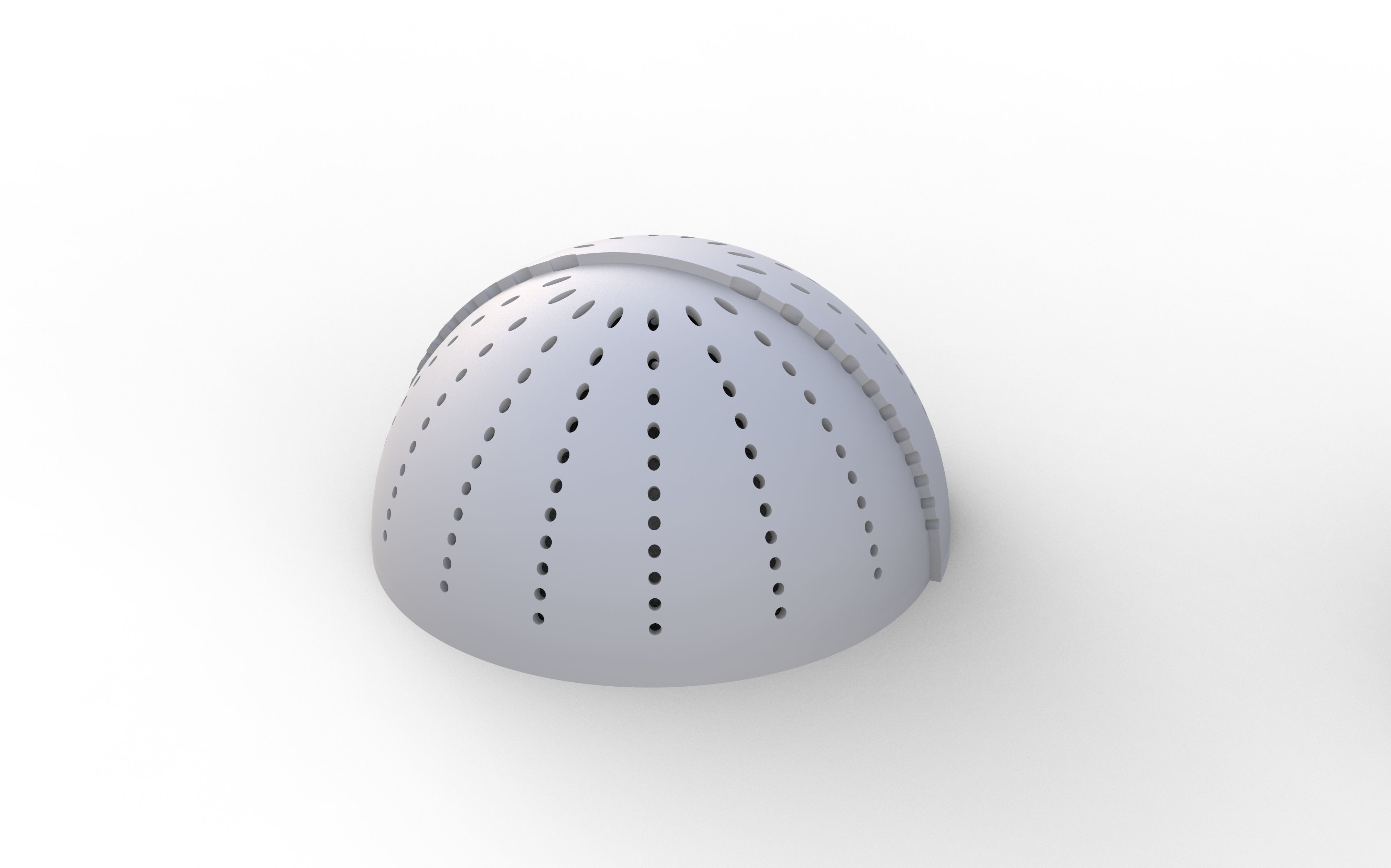 perforated hemisphere free 3D model | CGTrader