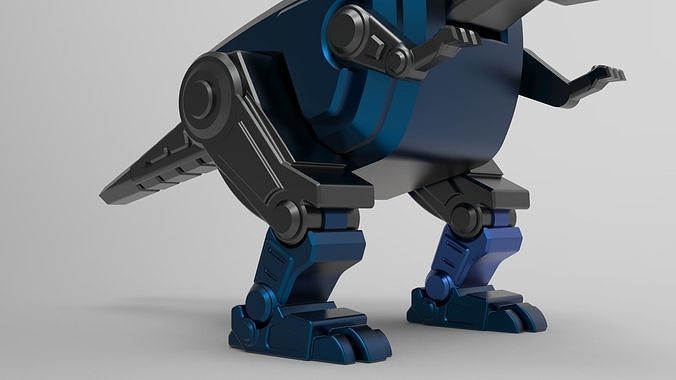 Robot dinosaur model 3D model 3D printable | CGTrader