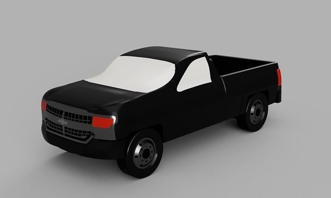 Chevrolet Silverado 3D Model Perfect for 3D Printing 3D model 3D ...