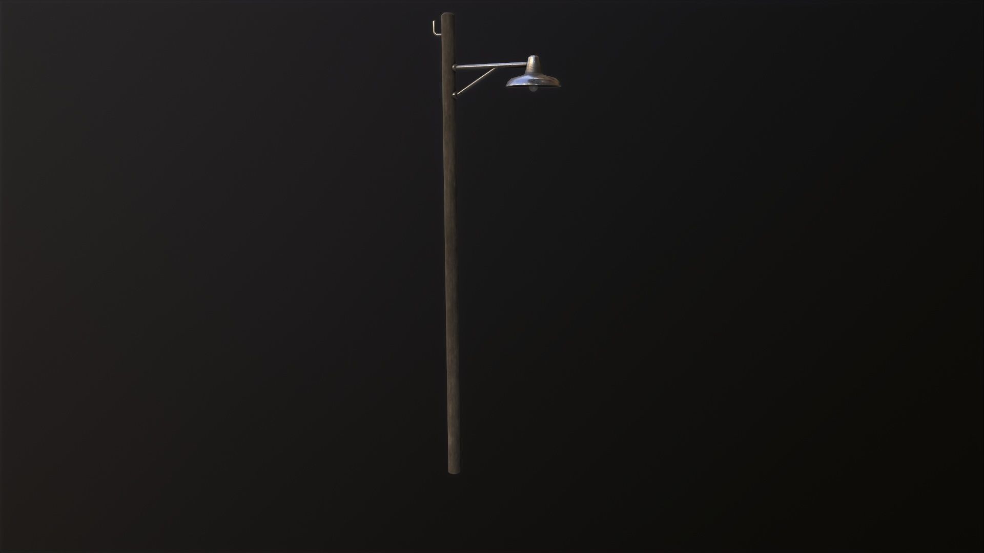 3D model Wooden light pole 3D Model VR / AR / low-poly | CGTrader