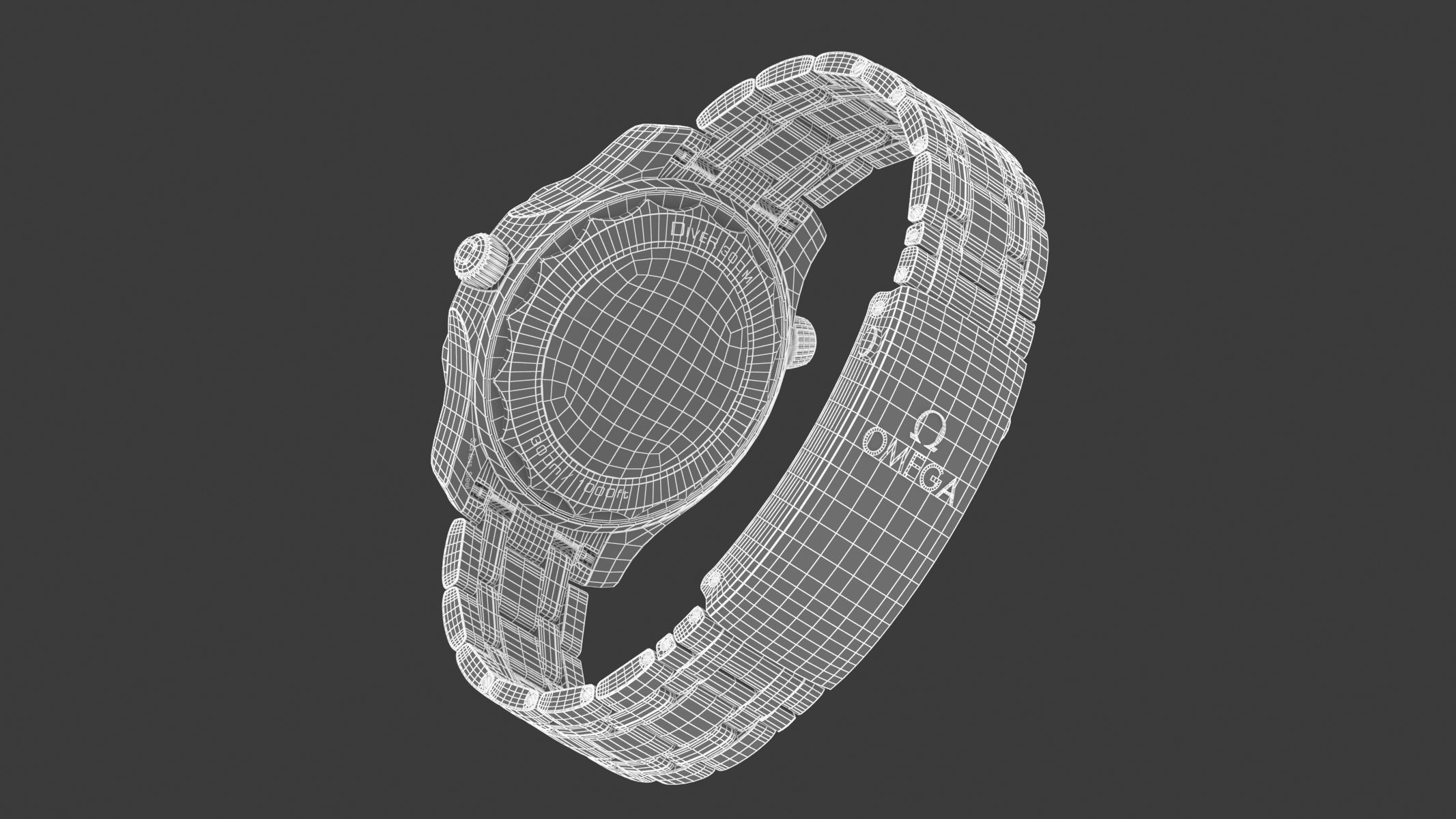 Omega Seamaster Diver on Steel 3D model | CGTrader