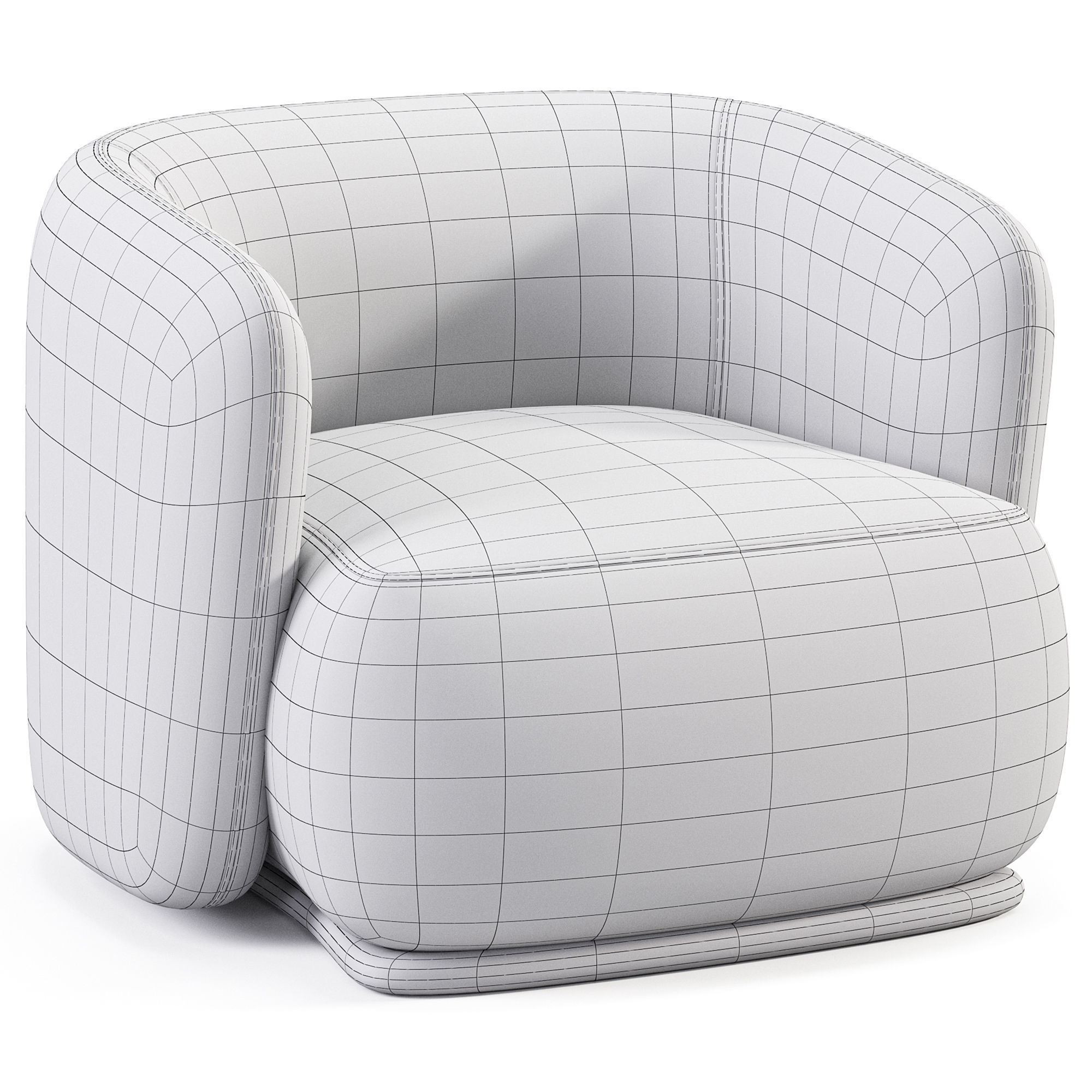 Rene Armchair By Meridiani 3D model | CGTrader