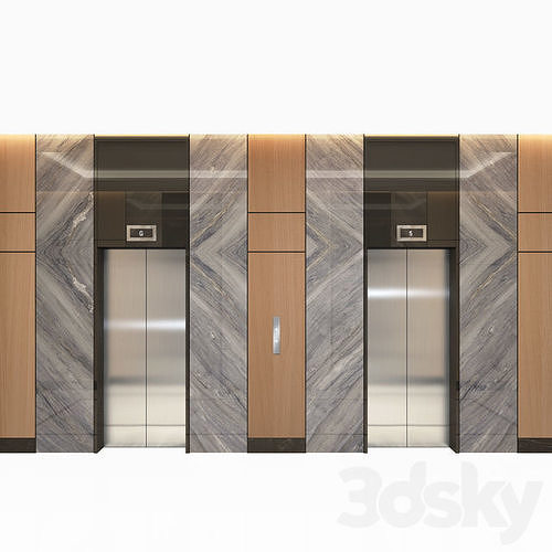 Modern Luxury Elevator Lift 3D model | CGTrader