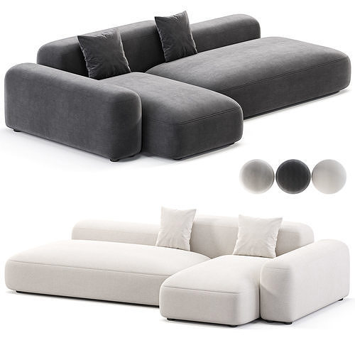 BUBBLE Sofa By Formmebel 3D model | CGTrader