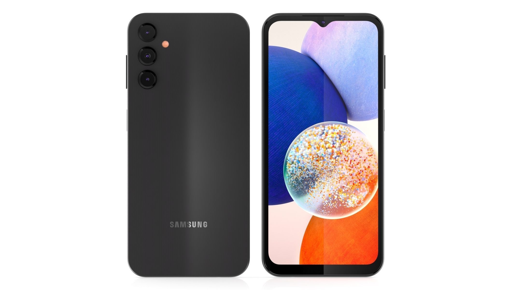 Samsung galaxy A14 Black 3D model | CGTrader