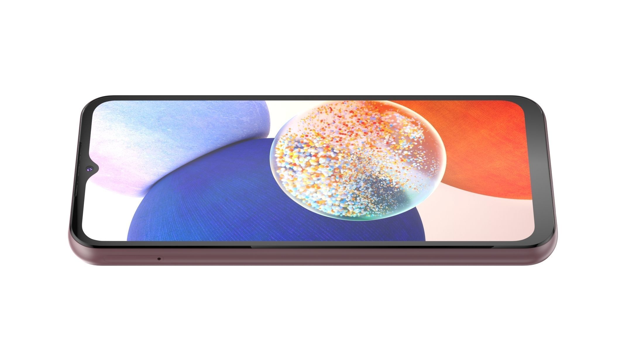 Samsung galaxy A14 Dark Red 3D model | CGTrader