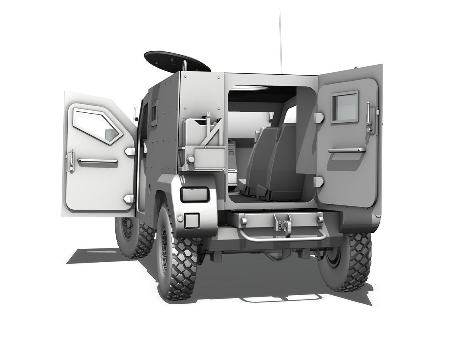 Auverland Panhard PVP - Army 3D model | CGTrader