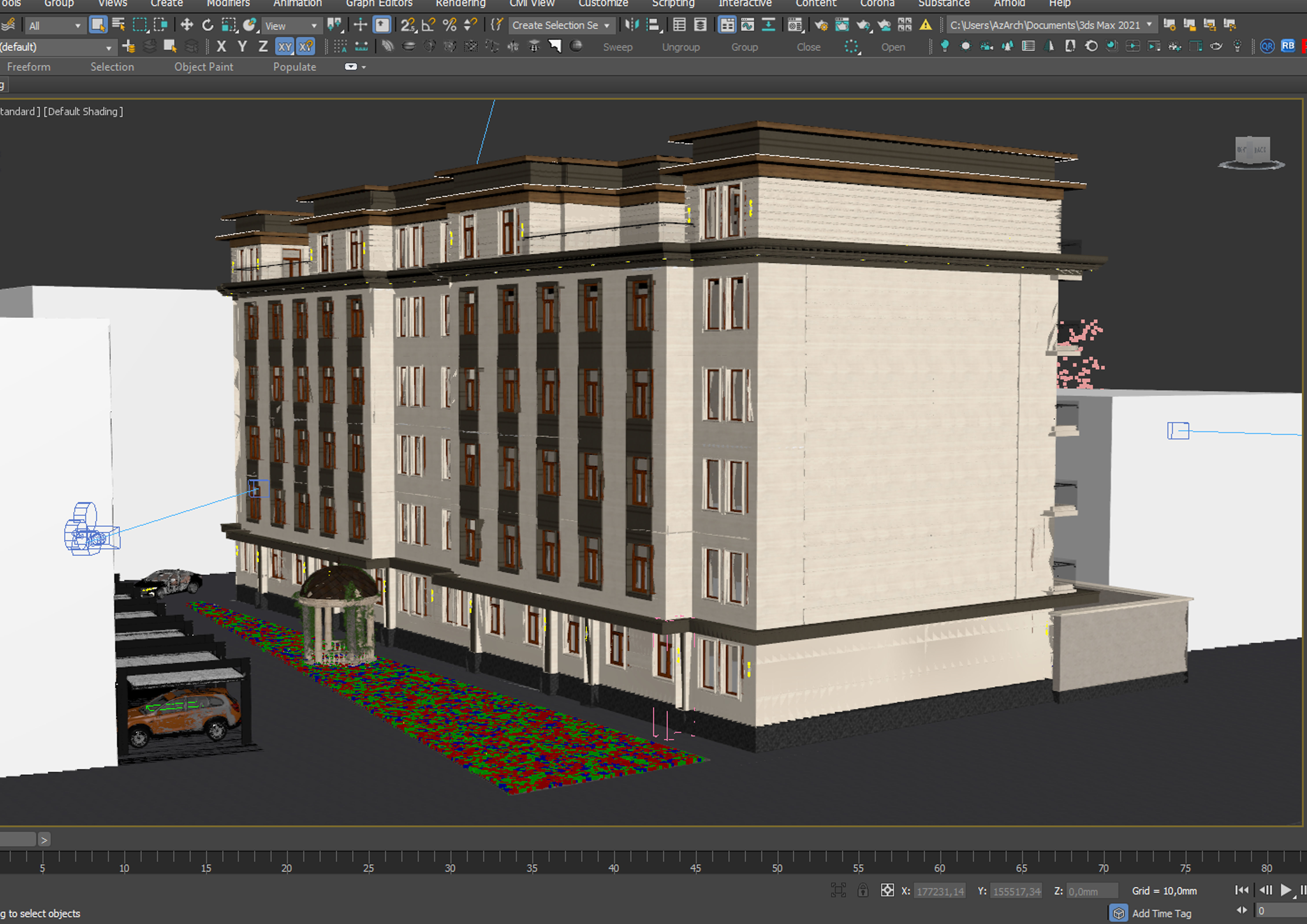 Classic building exterior 3D model | CGTrader