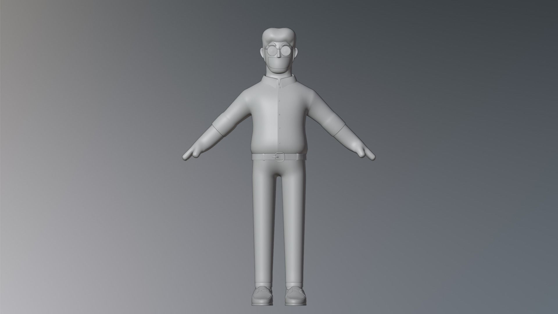 3D model Minimal People Man Character 1004 VR / AR / low-poly | CGTrader