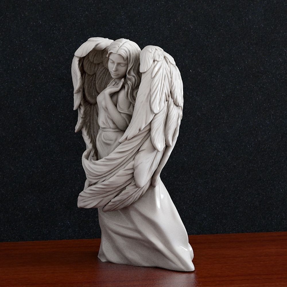 Angel Woman 3D model 3D printable | CGTrader