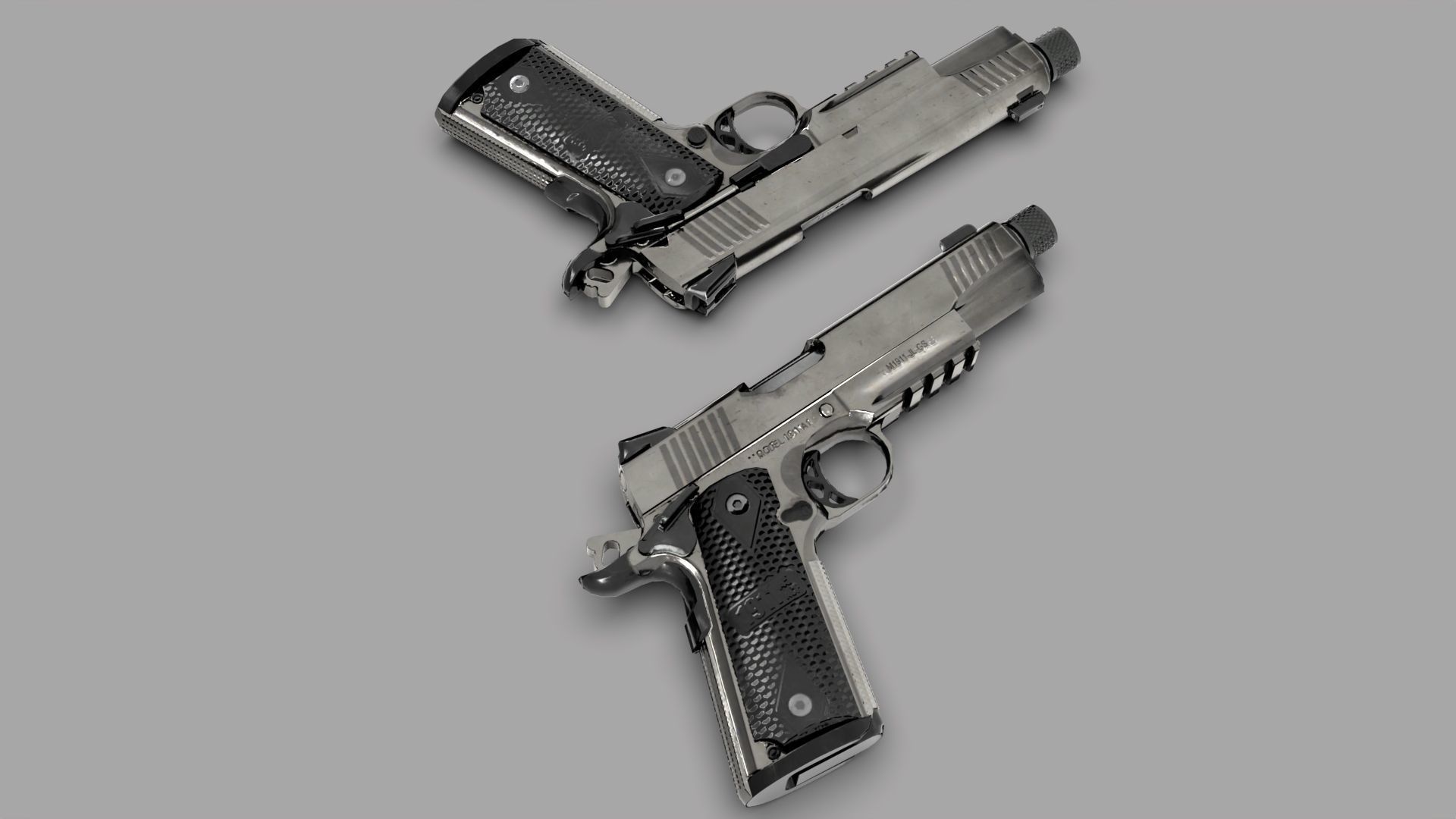 Tactical M1911 3D model | CGTrader