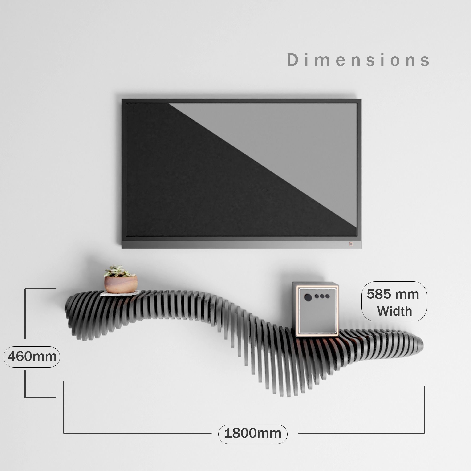 Parametric shelf 1 Design DXF file digital download 3D model | CGTrader