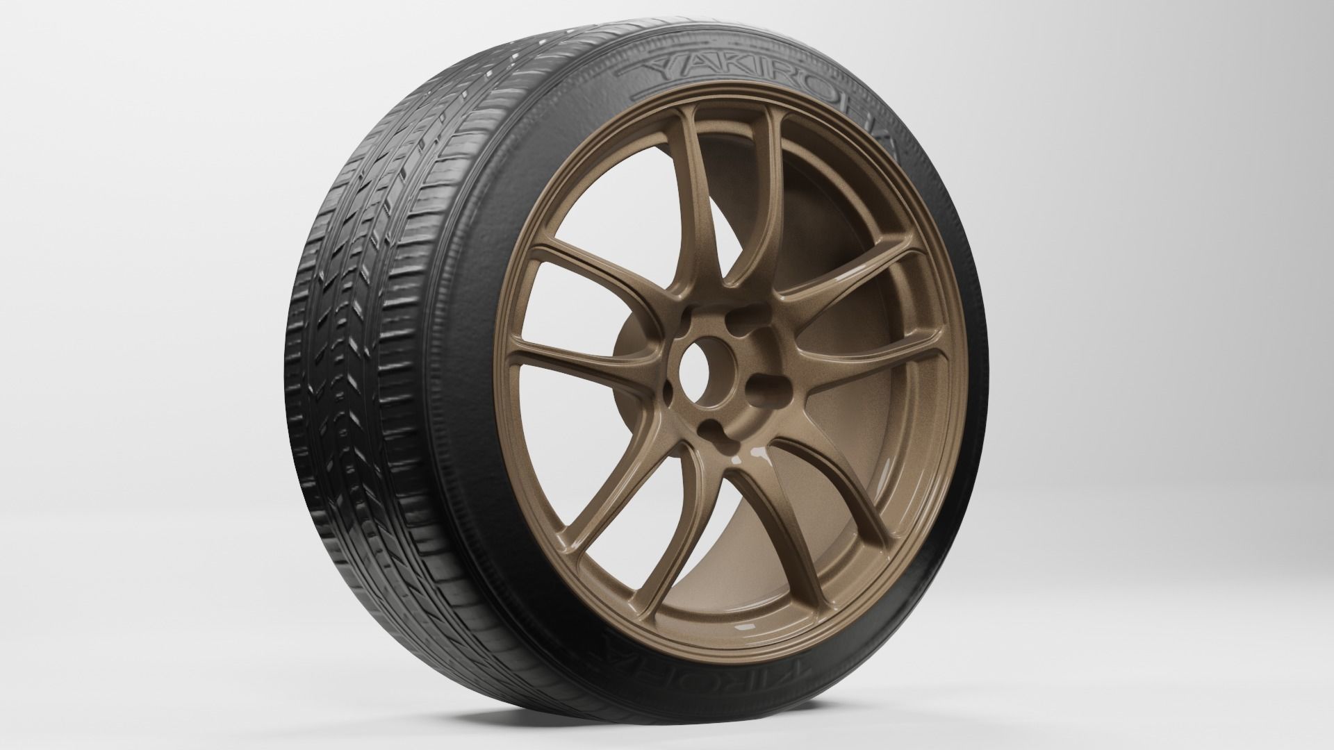 3D model Work Emotion CR KAI Wheel VR / AR / low-poly | CGTrader