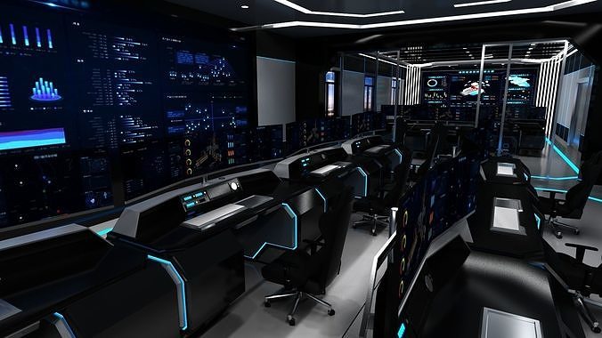 Command Center 2 3D model | CGTrader