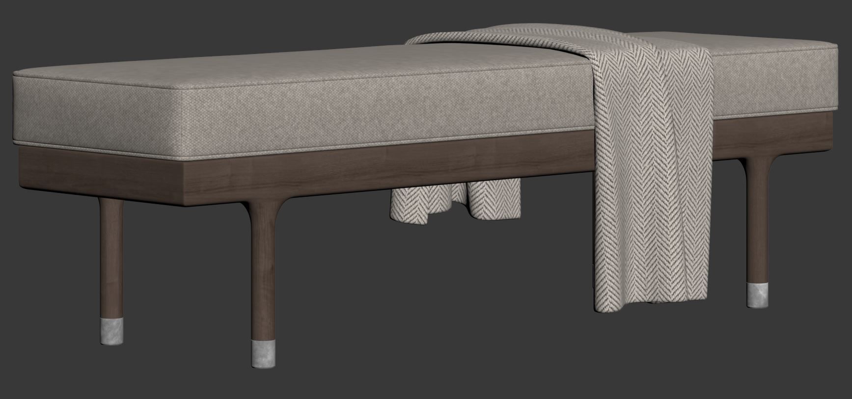Simple Bench by Kalon Studios 3D model | CGTrader