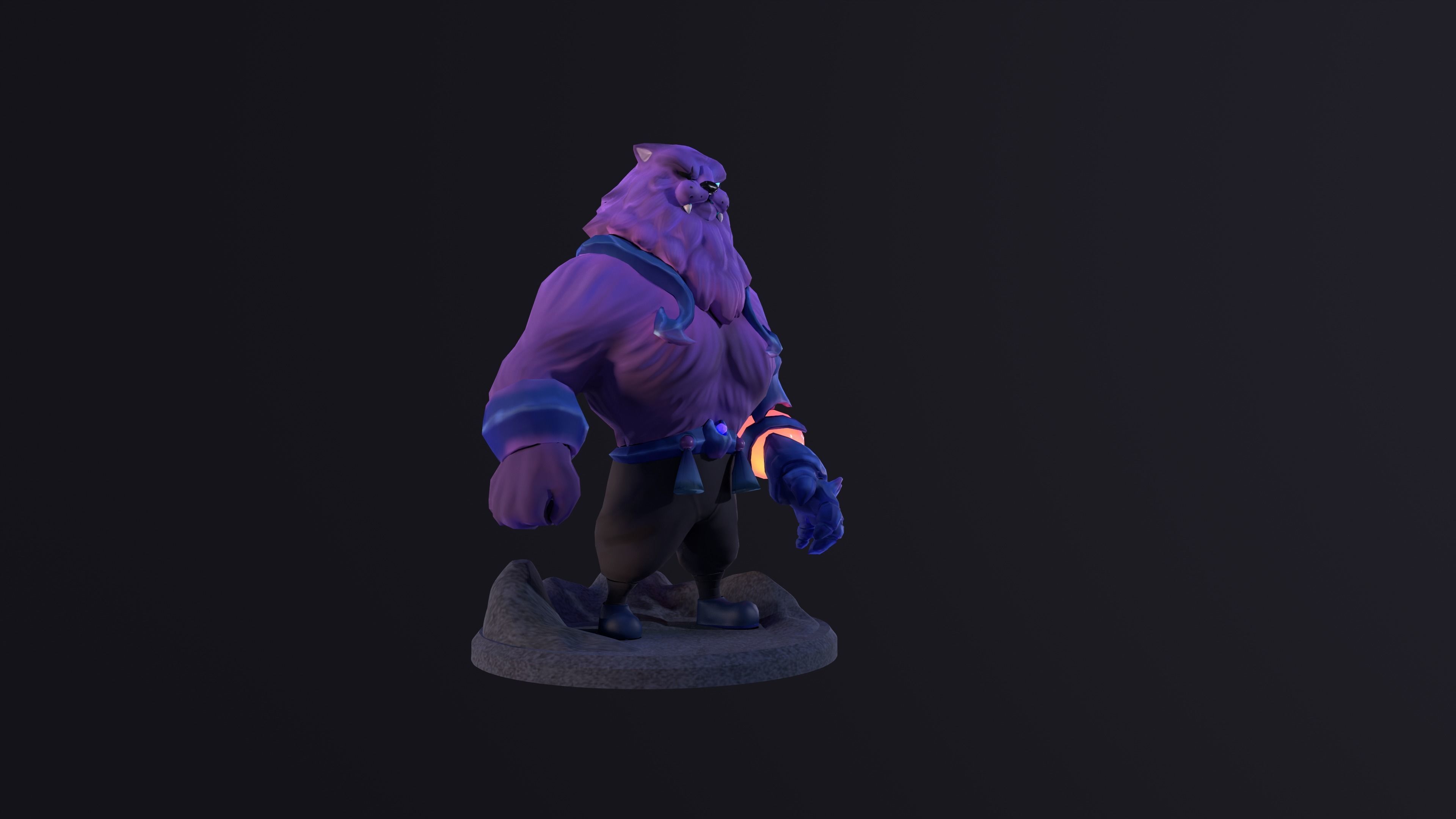 3D model Stylized Bear VR / AR / low-poly | CGTrader